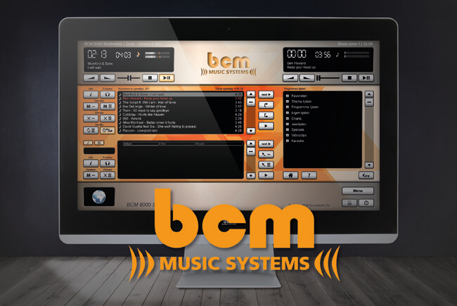 BCM Multimedia muziekcomputer met video & schermreclame