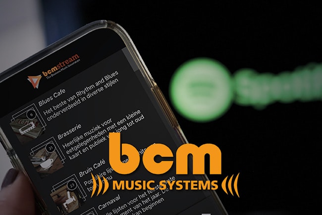 Zakelijk alternatief voor Spotify • BCM Stream Easy en Pro